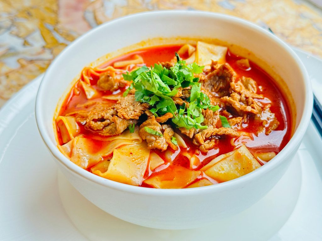 Chicken Thenthuk (Tibetan Noodles Soup) - Nepali Food Recipes
